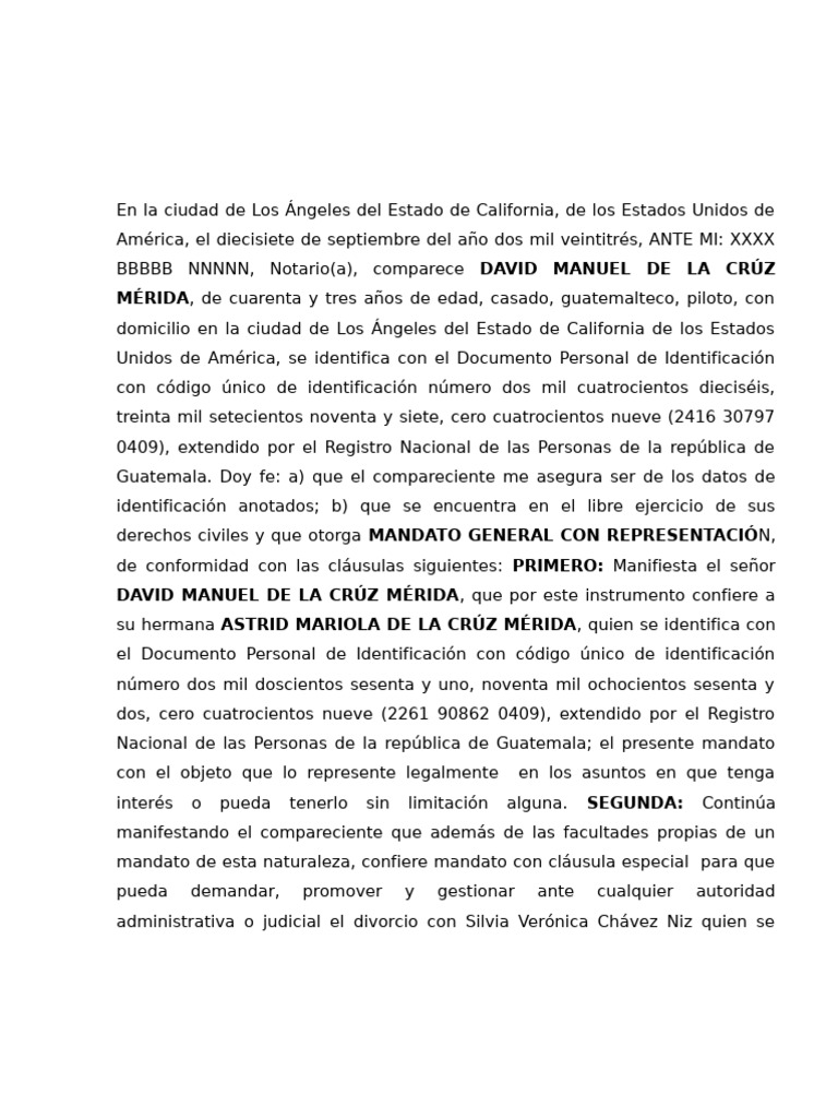 Proyecto Mandato | PDF | Guatemala | Justicia