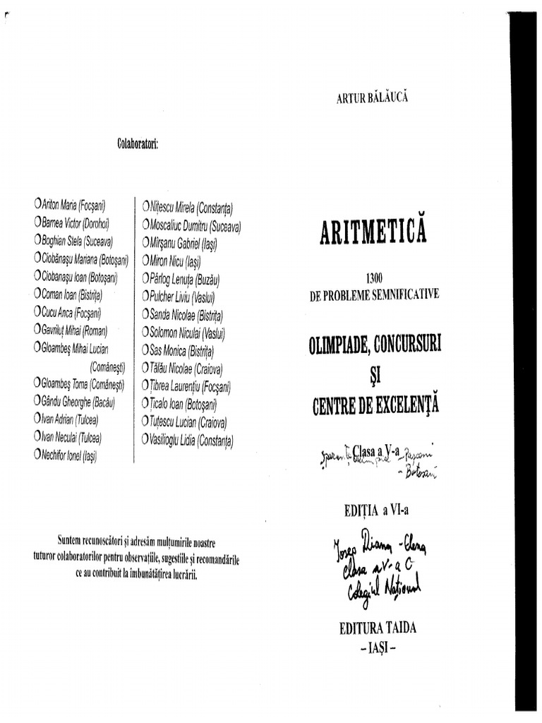 Culegere, 5, Balauca - Organized | PDF