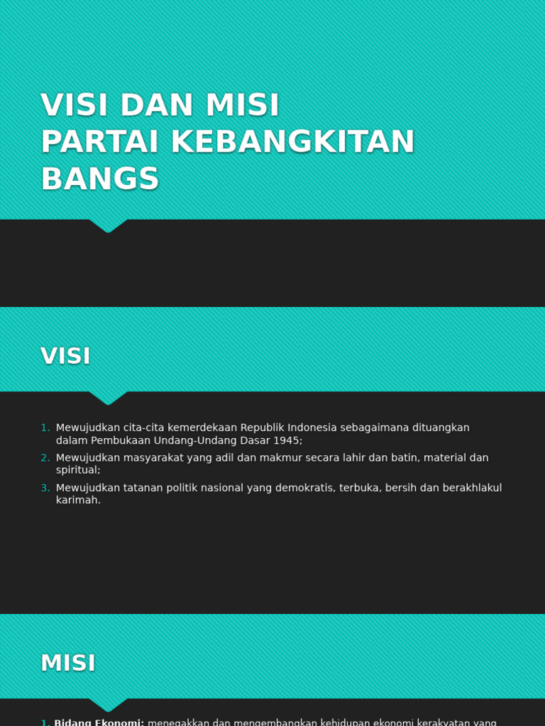Visi Dan Misi | PDF