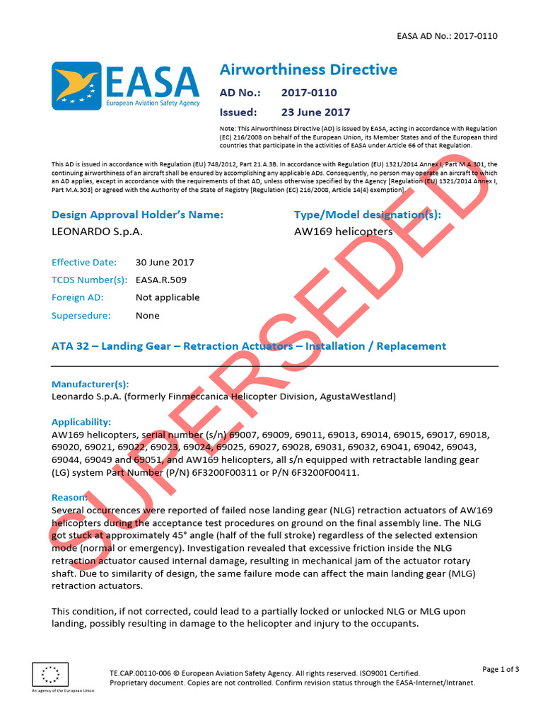 2017-0110 | PDF | Aviation