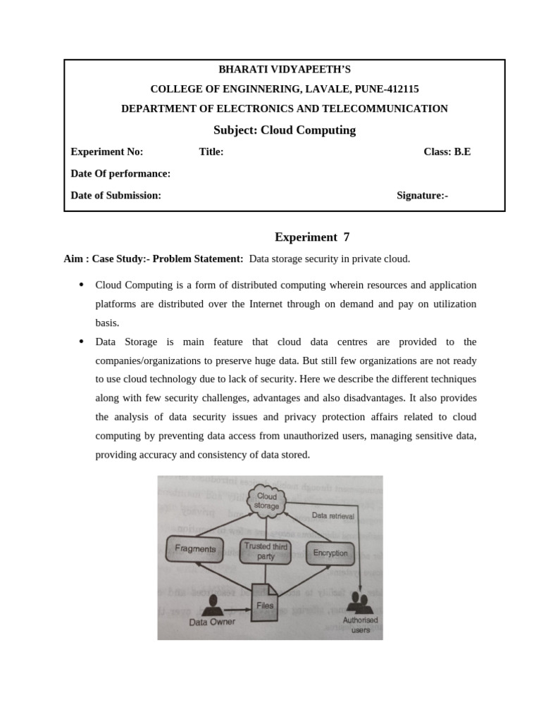 Experiment No.7 | PDF | Cloud Computing | Computer Science