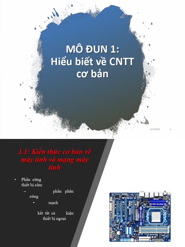 Module 1.hieu Biet CNTT Co Ban | PDF