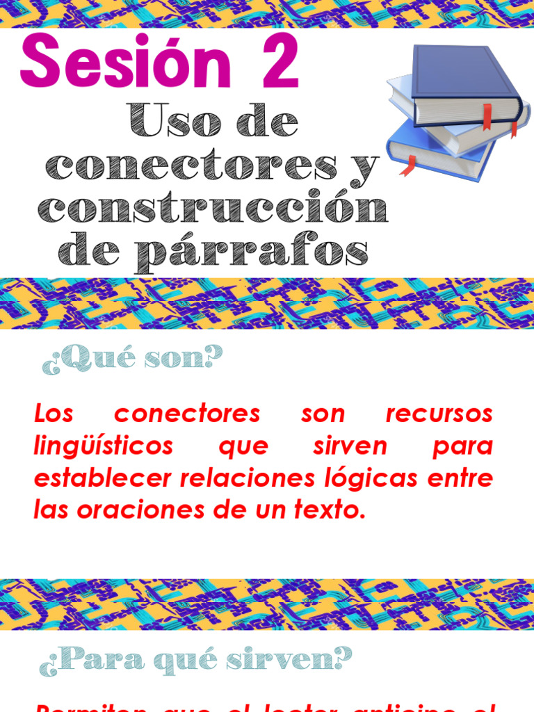 Sesión 2. Conectores y La Construcción de Párrafos | PDF | Proposición ...