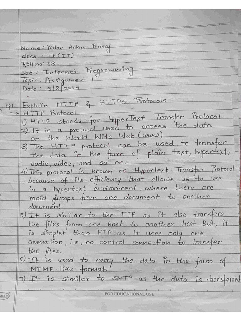 IP Assignment 1 | PDF