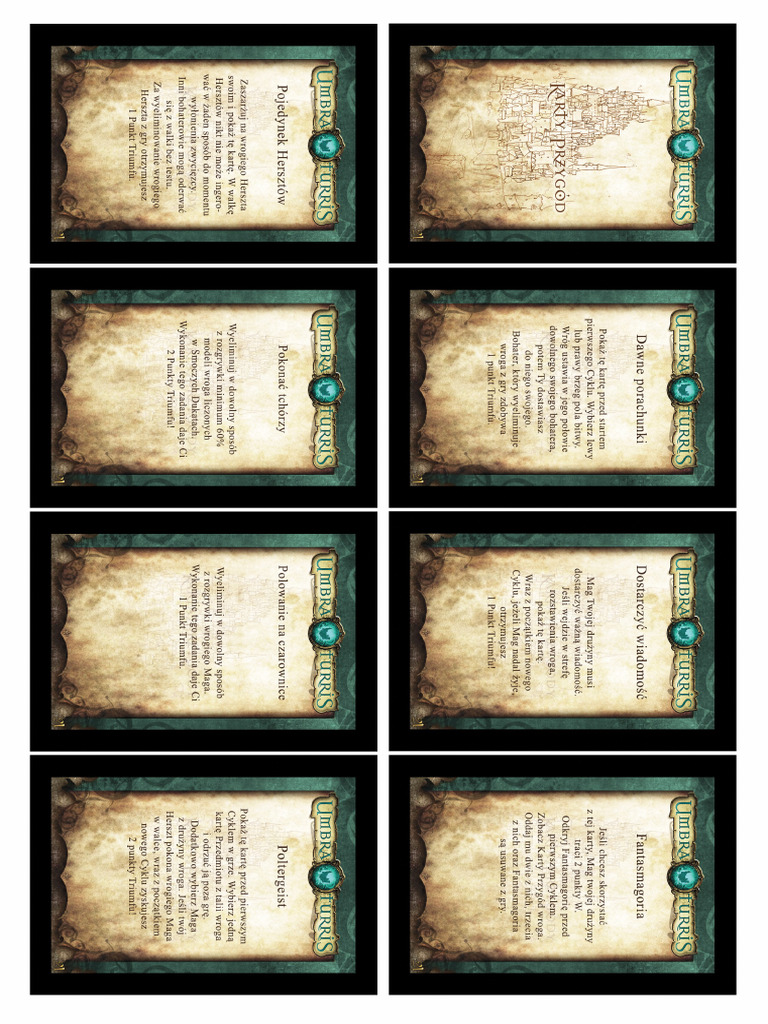 KartyPrzygod Umbra Turris PL | PDF