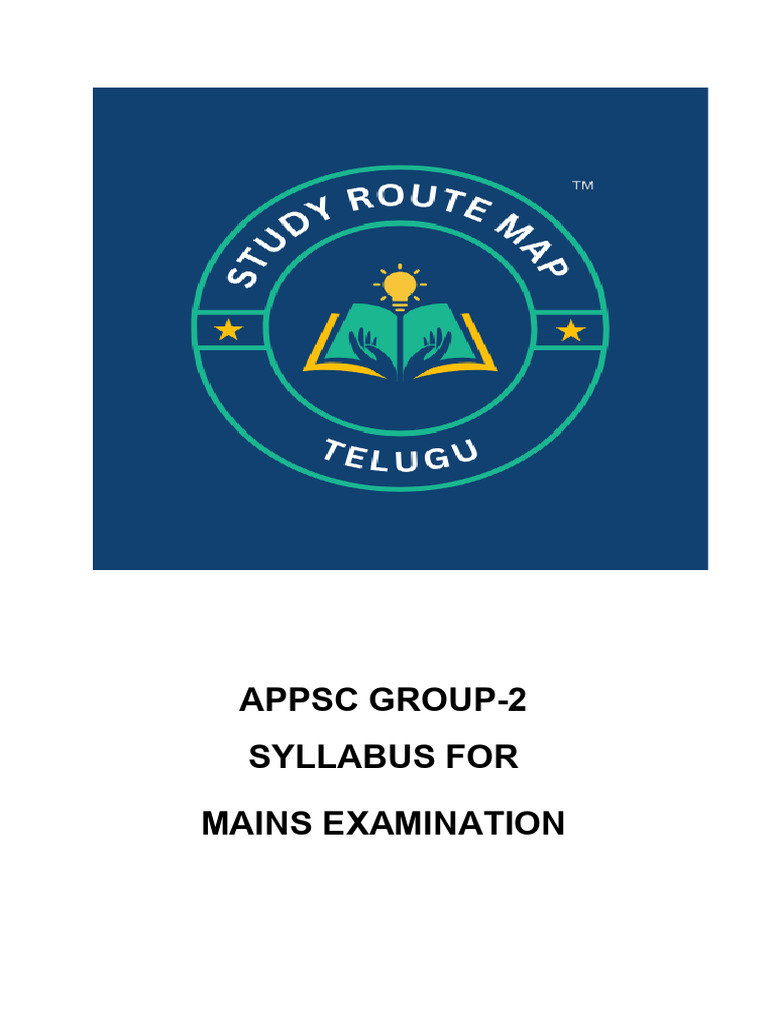 APPSC-Group 2 - Syllabus Copy (English) | PDF | Economies