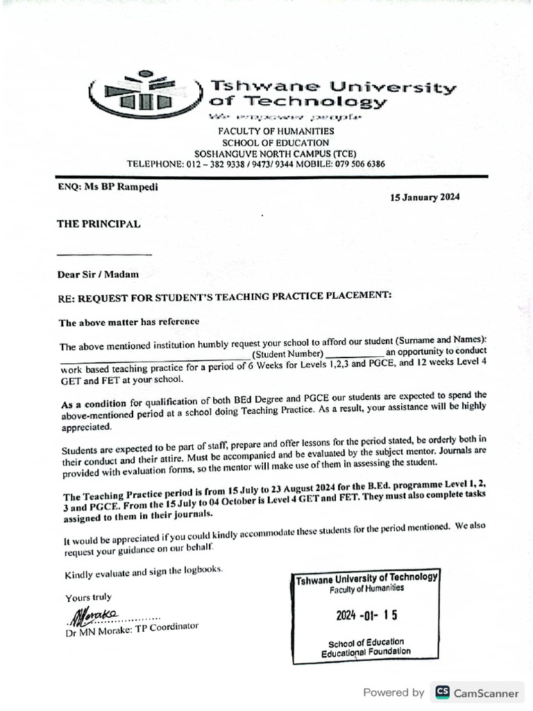 Placement Forms and Letter Jul - Oct 2024 | PDF