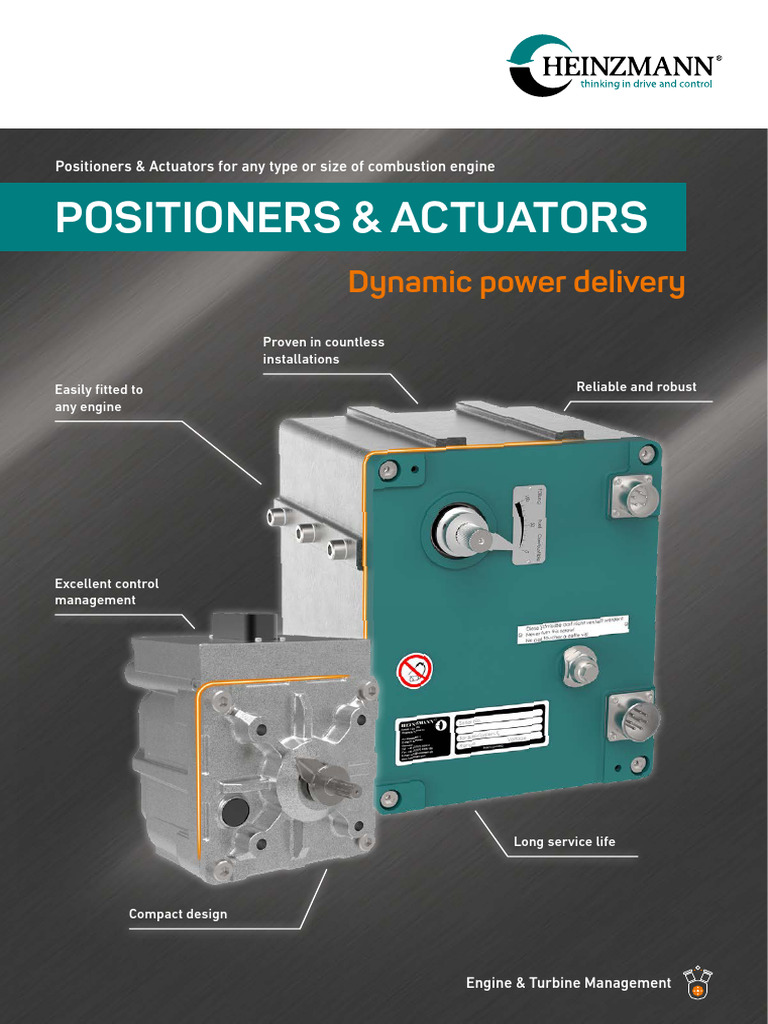 LEA Positioners-Actuators e | PDF | Engines | Actuator