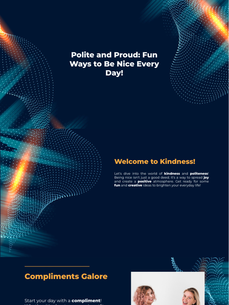 Slidesgo Polite and Proud Fun Ways To Be Nice Every Day ...