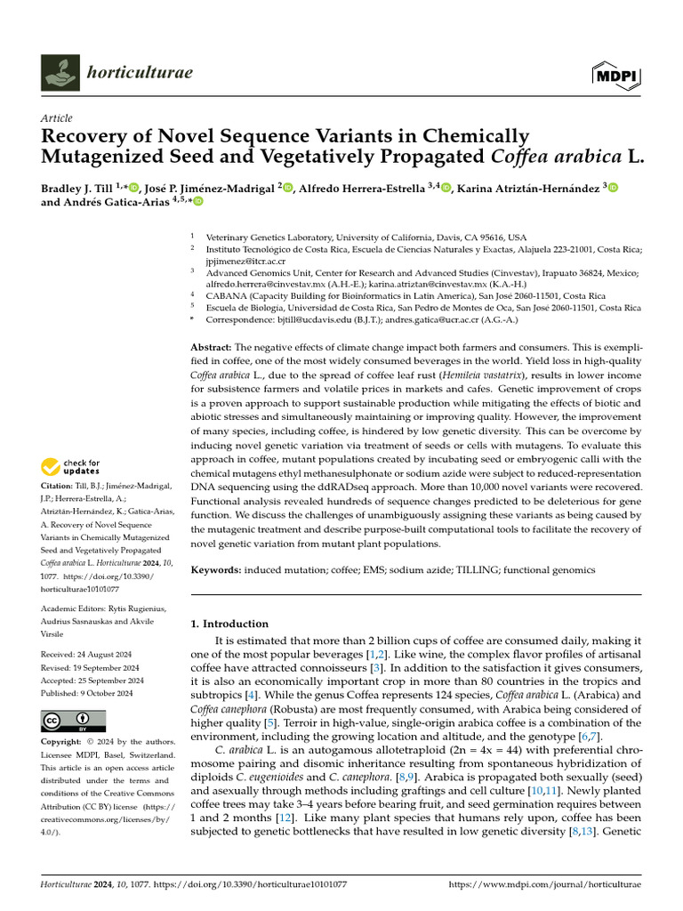 Recovery of Novel Sequence Variants in Chemically | PDF | Mutation ...