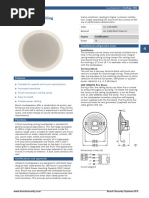 LBD0606 - 10 - Data - Sheet - All - 122910877323 Bosch Ceiling Speaker | PDF | Loudspeaker | Decibel