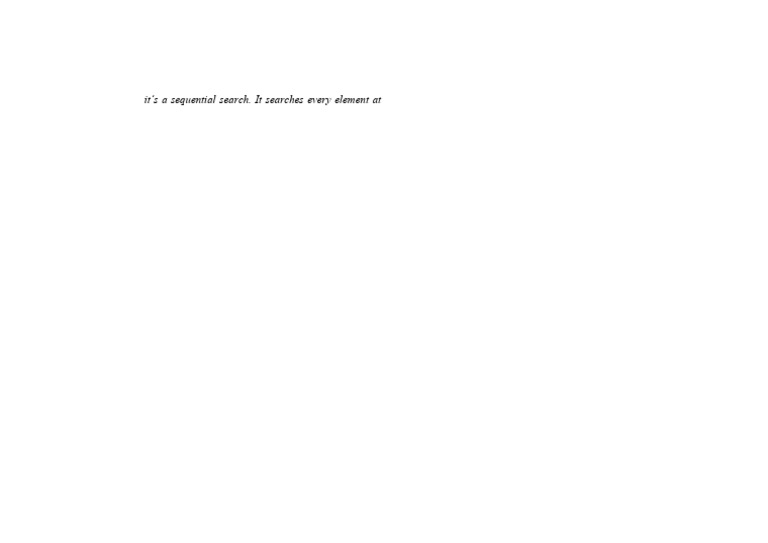 Searching Linear And Binary Pdf Algorithms And Data Structures 3564