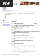 WASSCE 2025 Confirmed Topics List | PDF | Chemical Reactions | Gases