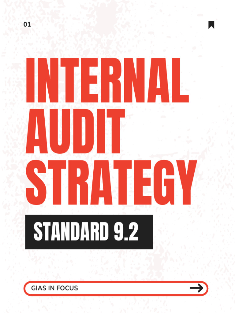 Internal Audit Strategy Guide | PDF | Internal Audit | Strategic Management