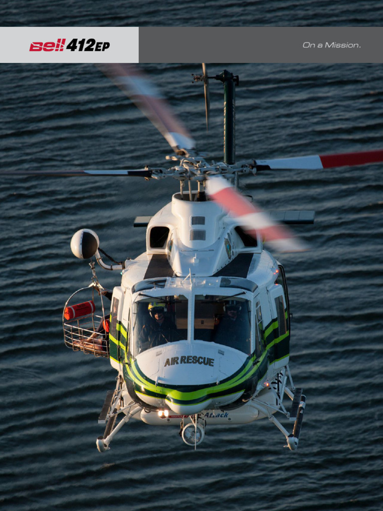 Bell 412ep Data Brochure | PDF | Helicopter | Aircraft