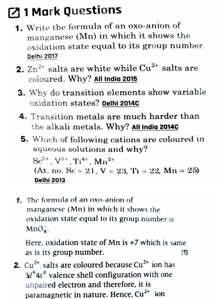 Pyq D &F Block | PDF
