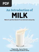 Physical Properties of Milk Explained | PDF | Milk | Density