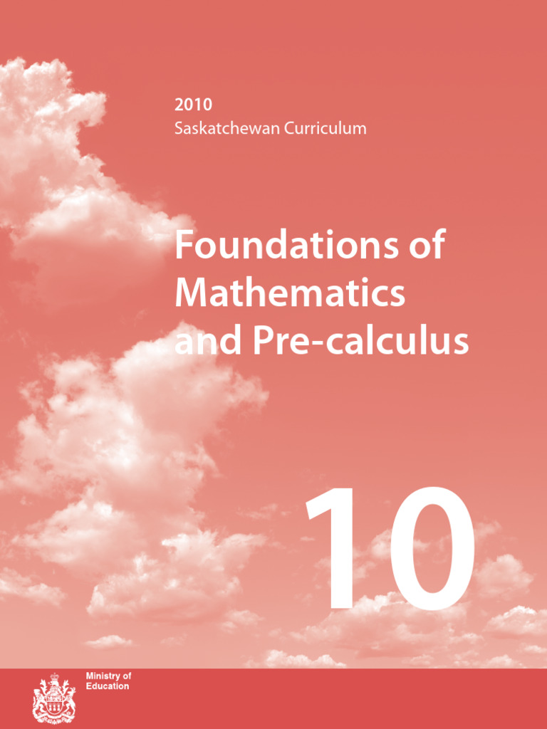 40385-Mathematics Pre Calculus 10 2010 | PDF | Curriculum | Mathematics