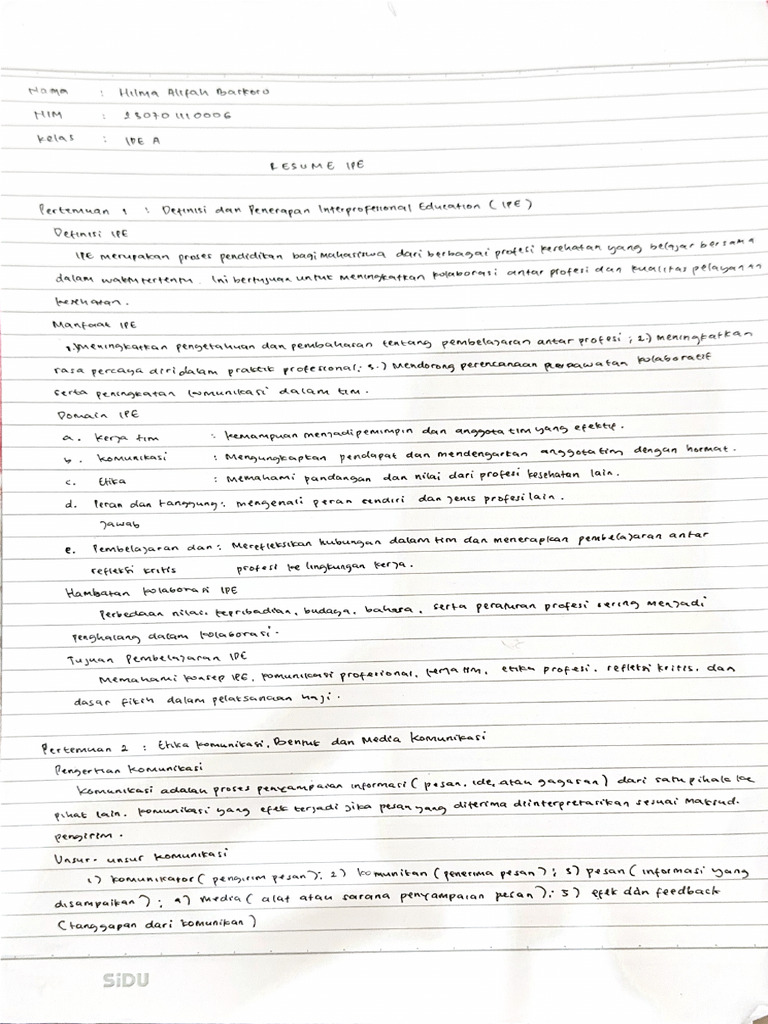 PSPD - Hilma Alifah Baskoro | PDF