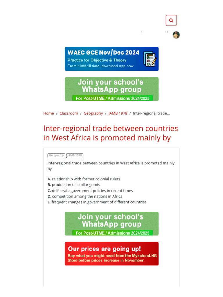 Inter-Regional Trade Between Countries in West Africa Is Promoted ...