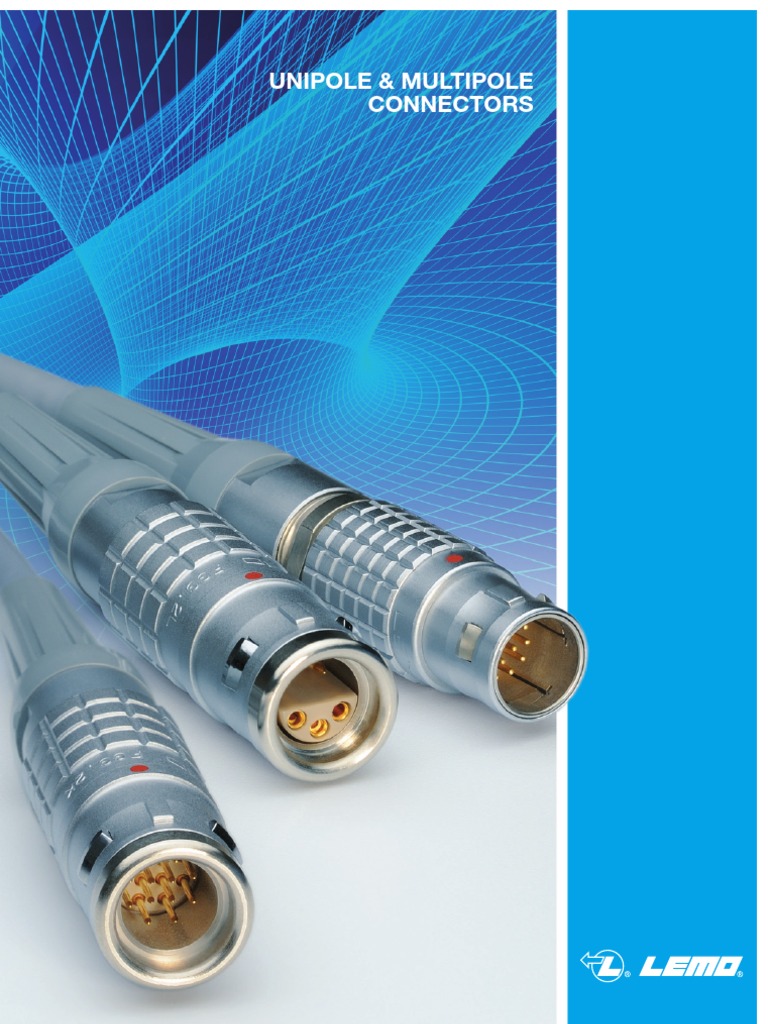 LEMO Unipole Multipole | PDF | Electrical Connector | Electromagnetism