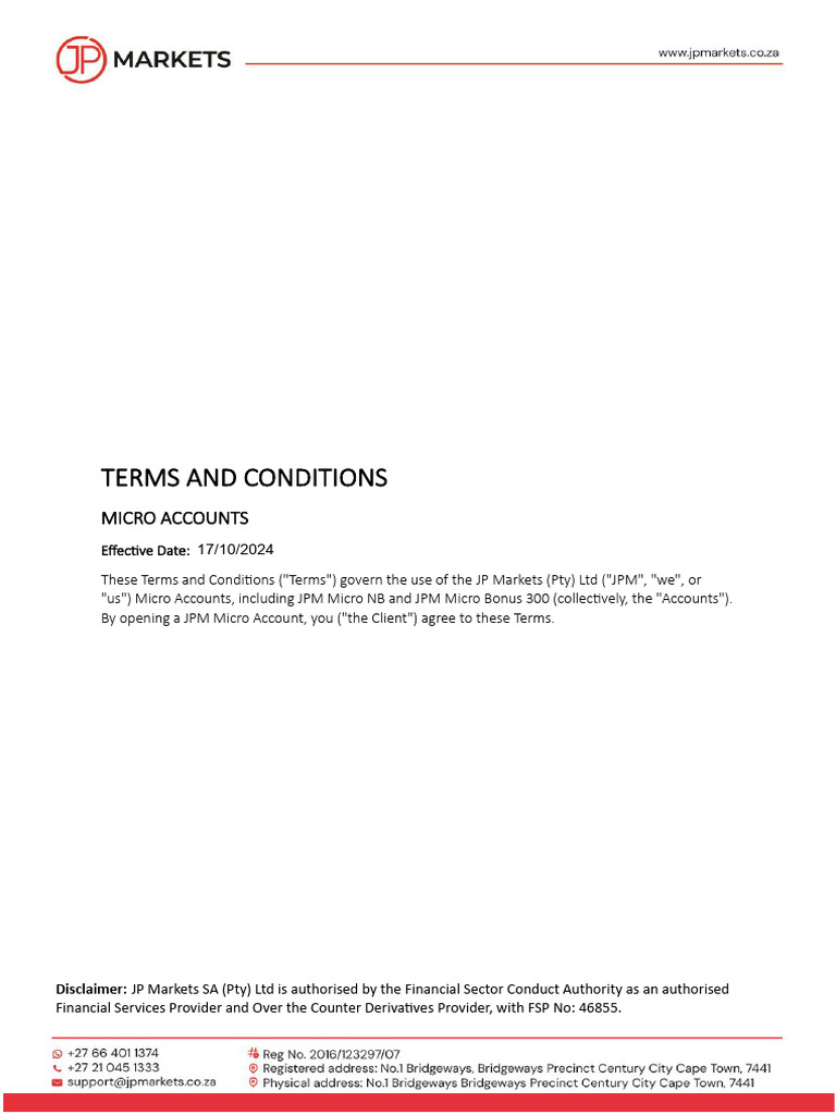 JPM Micro Bonus Ts and Cs Oct 2024.cleaned | PDF | Jp Morgan Chase ...