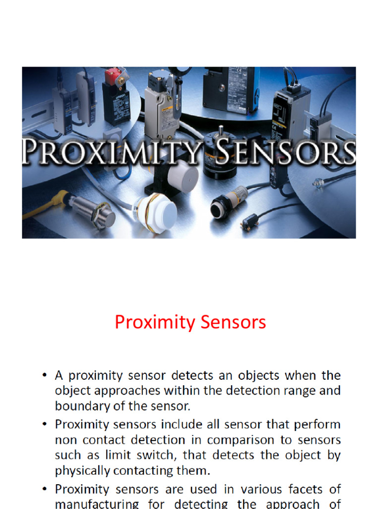 proximity sensor | PDF | Capacitor | Capacitance