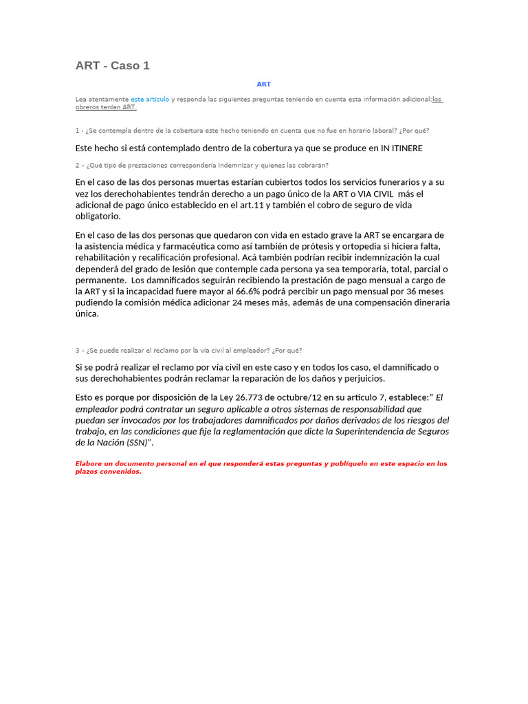 ART Caso1 | PDF