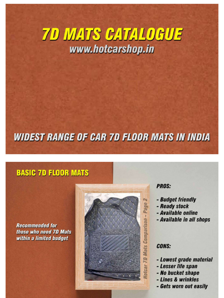 Hotcar 7D Mats | PDF