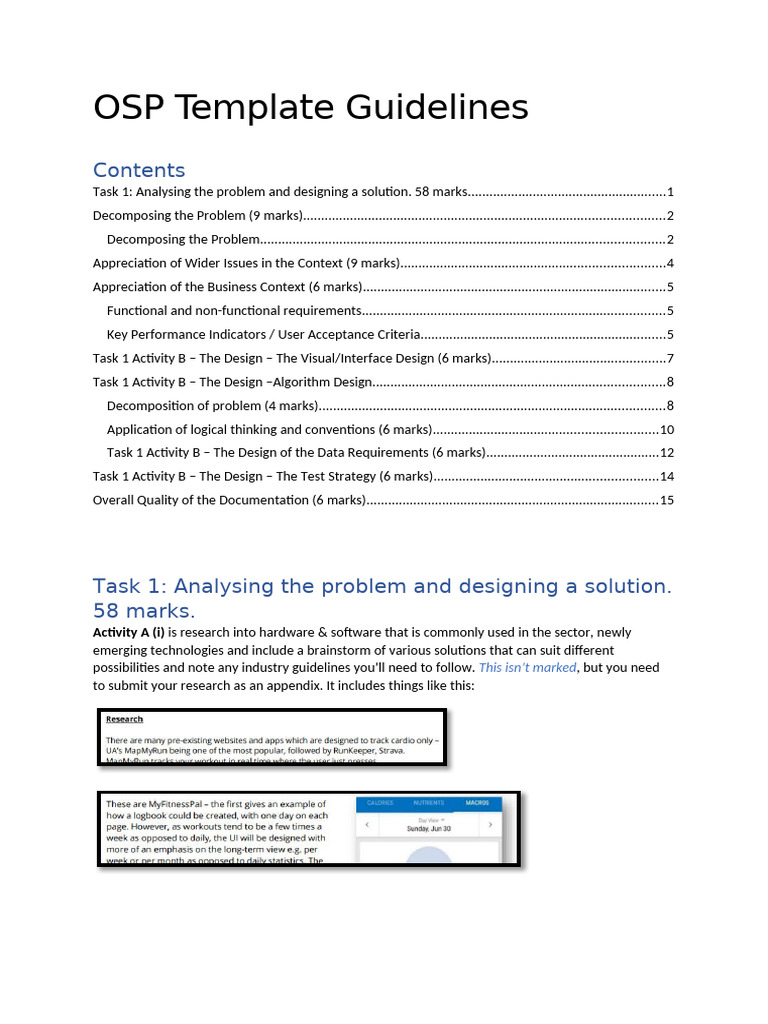 OSP Template Guidelines | PDF | Risk | Systems Engineering