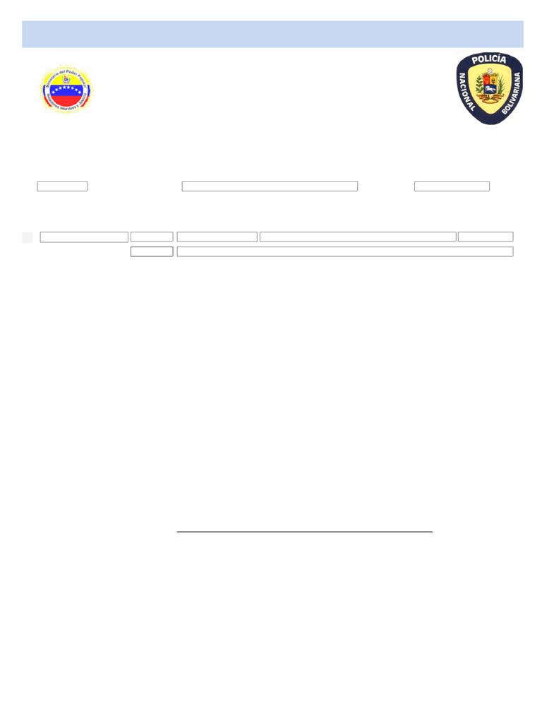 Informe Disciplinario Policial | PDF