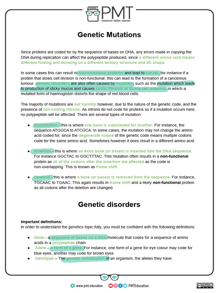 Membranes, Proteins, DNA and Gene Expression | PDF | Dominance ...