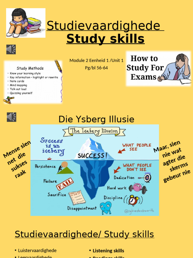 Studie Vaardighede | PDF