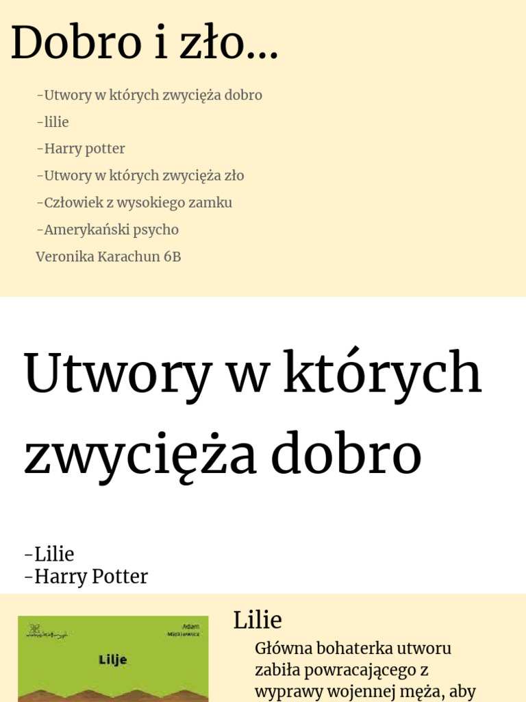 Dobro I Zło | PDF