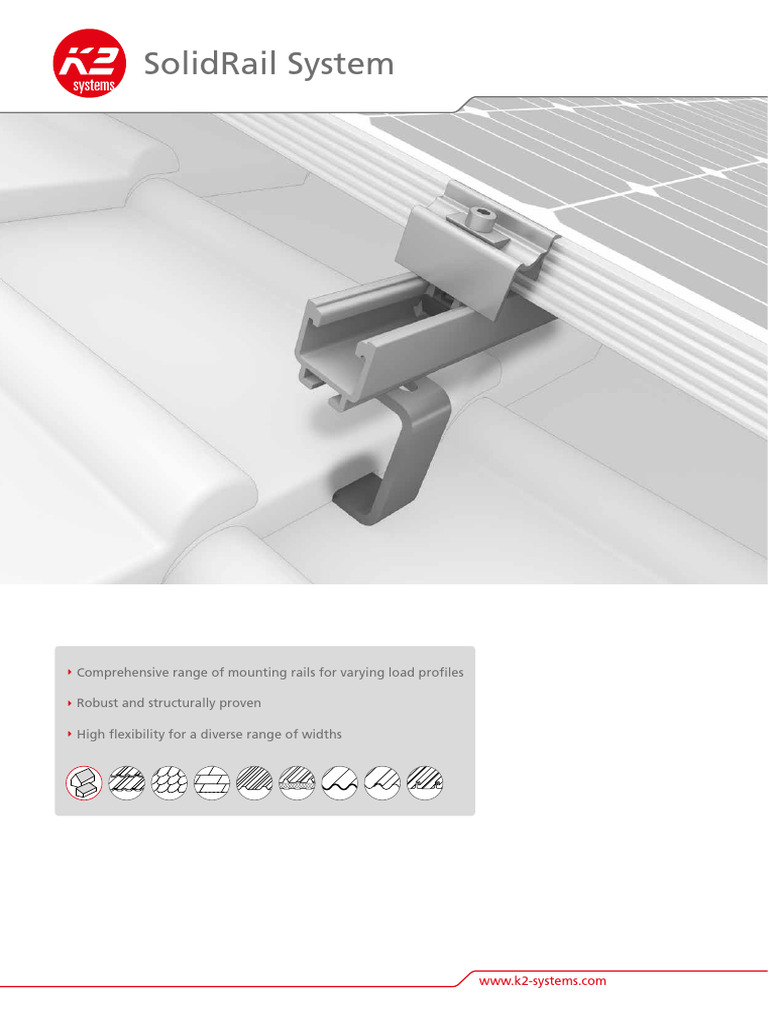 K2 - SolidRail Infos en | PDF | Roof | Materials