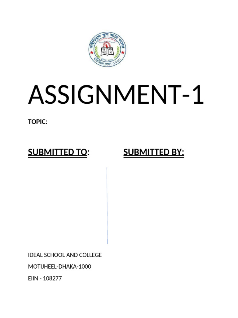 Assignment Format | PDF
