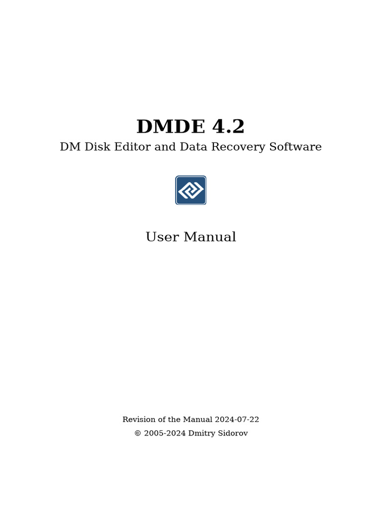 Dmde 4 2 0 Manual | PDF | Booting | Computer File