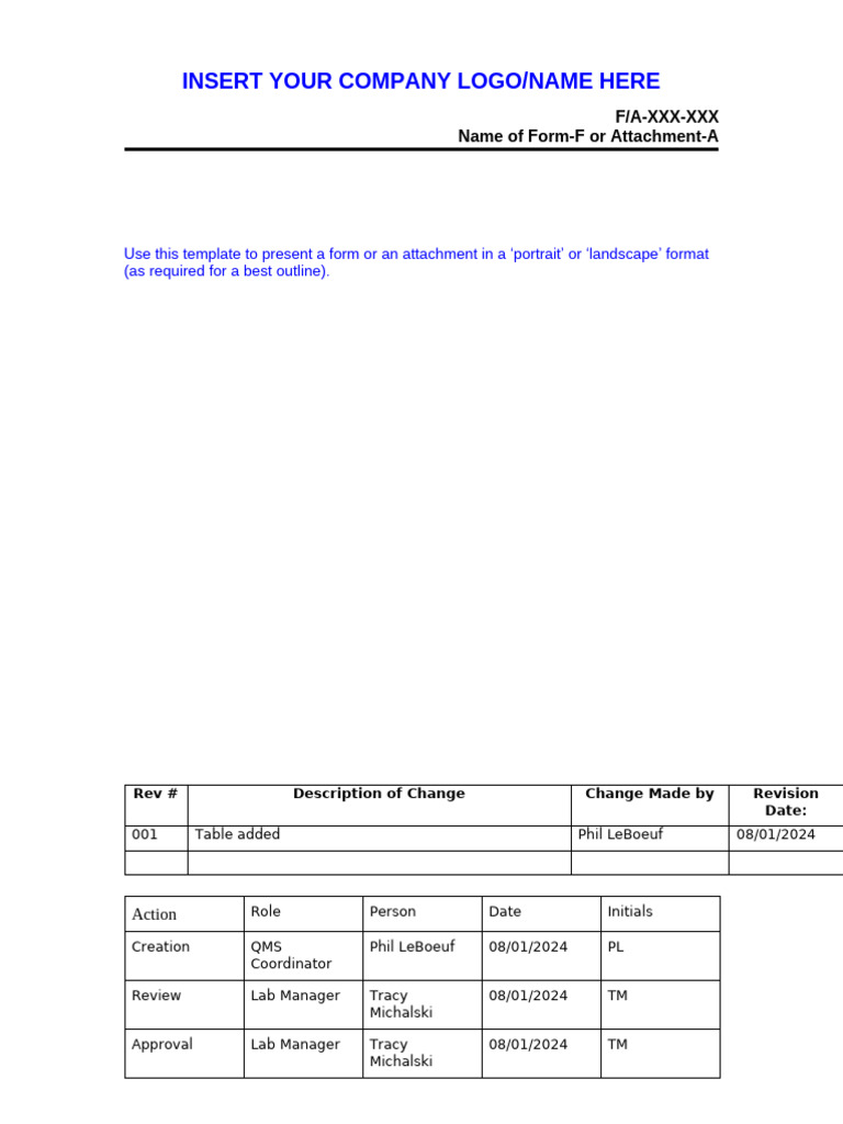 T-003 Form-Attachment-Template | PDF