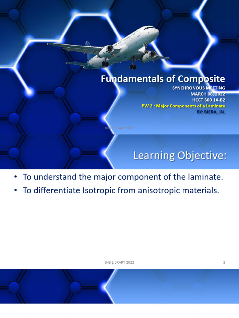 LECTURE 2 Major Component of The Laminate | PDF | Composite Material ...