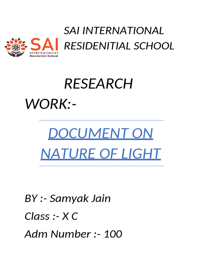 Cover Page Final Phy | PDF