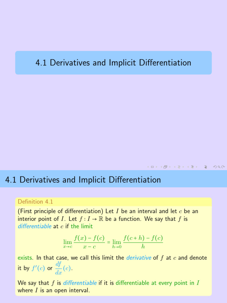 Subsection 4.1 | PDF | Derivative | Trigonometric Functions