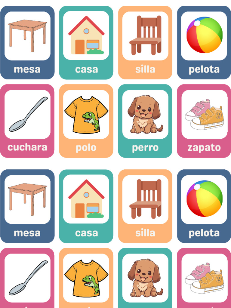 Tarjetas - Lenguaje | PDF | Cocina, comidas y vino | Artes del Lenguaje ...