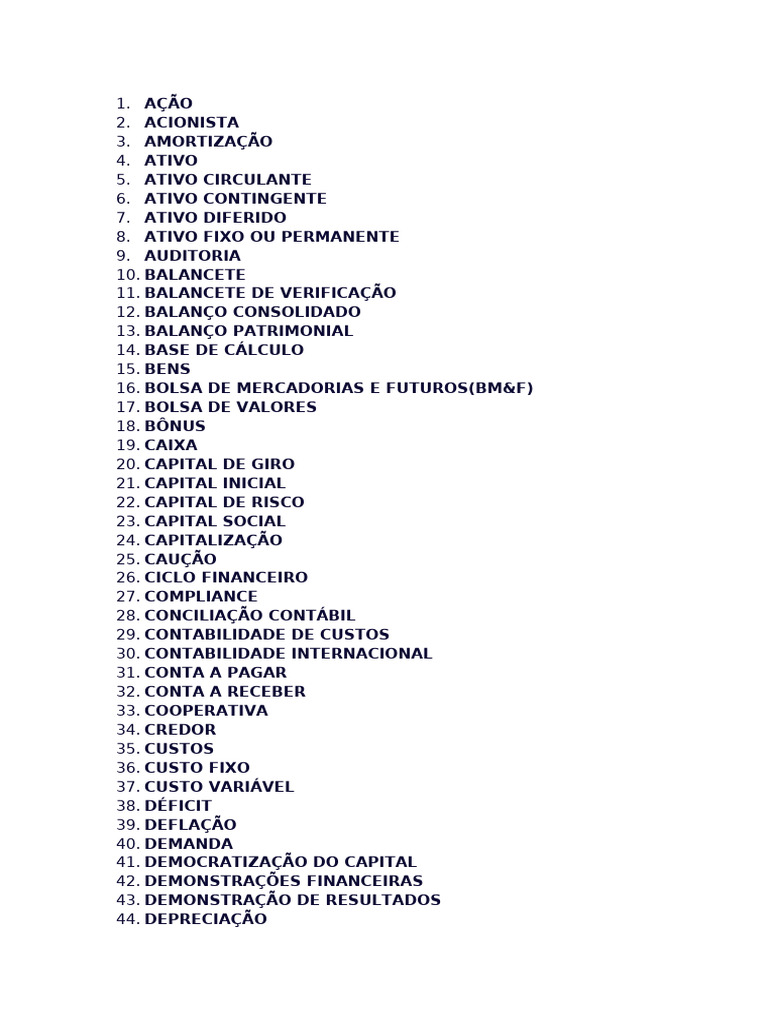 Termo Contab | PDF
