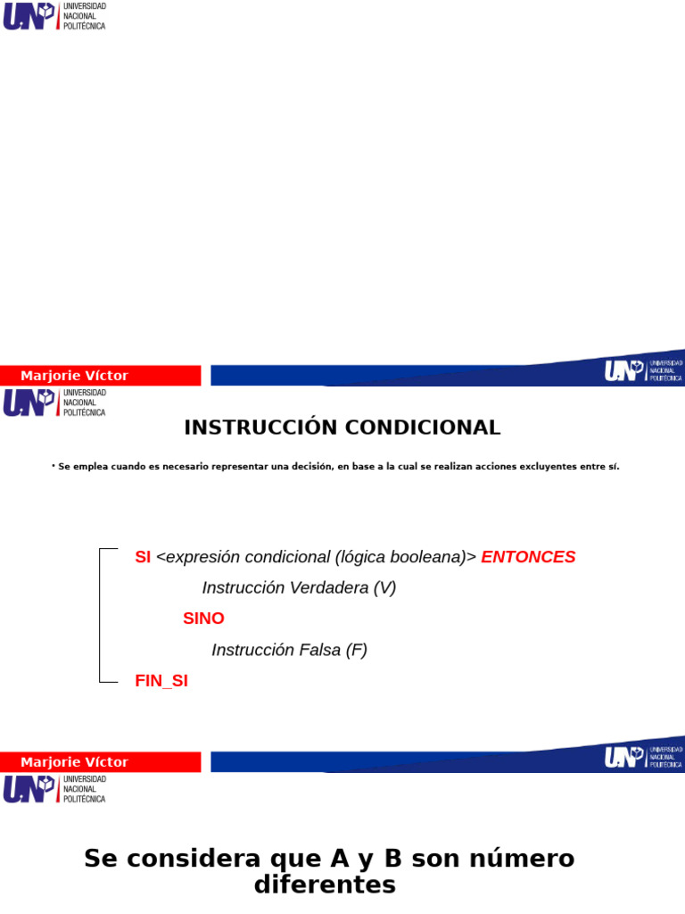 Intruciones Condicionales | PDF