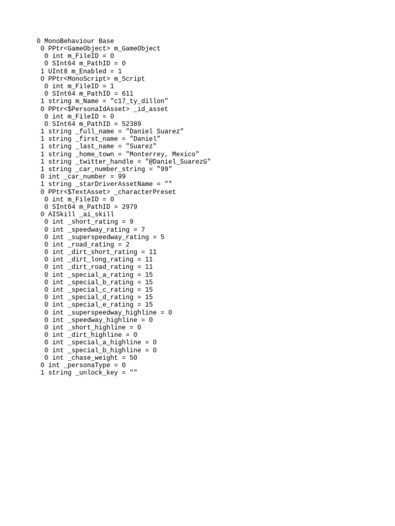c17 - Ty - Dillon Resources - Assets 52472 MonoBehaviour | PDF