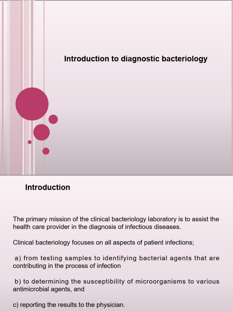 Introduction To Bacteriology 2021 | PDF | Infection | Medical Microbiology
