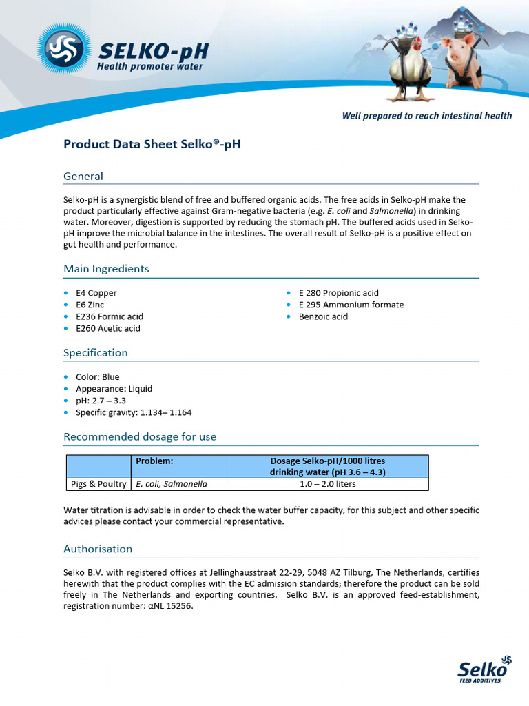 PDF Selko PH Traitement Eau | PDF | Science & Mathematics