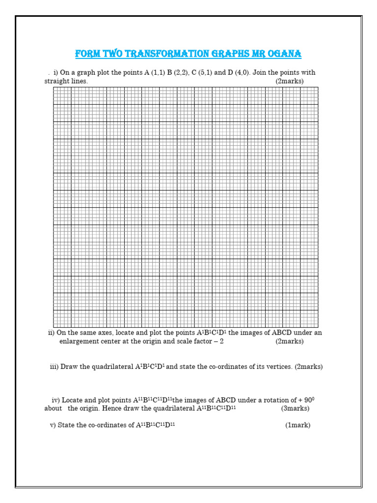 Transformations I Pdf Cartesian Coordinate System Geometry