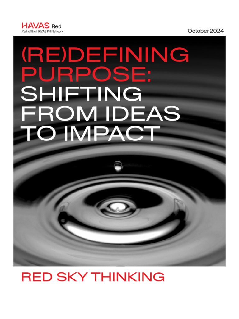 HAVAS Red Redefining Purpose October 2024 | PDF | Brand