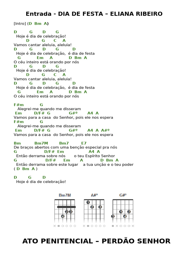 Cifras 16 Domigno Tempo Comum | PDF